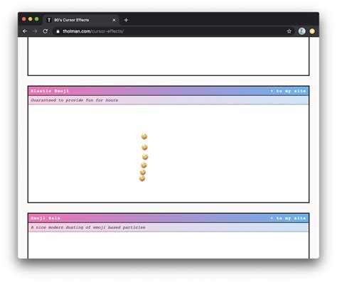 Modernized JavaScript S Cursor Effects That We All Know And Love Tims Curious Creations