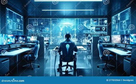 Robotics Using Multiple Computers Working And Monitor Generative Ai