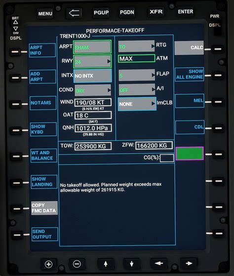 787 10 Efb Performance Calculator Wrong Inputs Considered Wrong Mtow The Resultant
