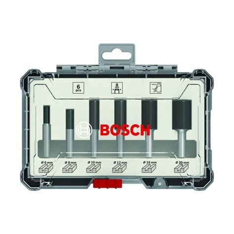 Комплект фрезери за оберфреза Bosch 2607017465 6 бр
