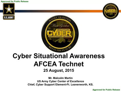 Cyber Situational Awareness Technet Augusta 2015 Ppt
