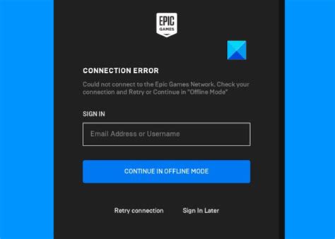 Epic Games Connection Error Issues And Problems On Pc Fix