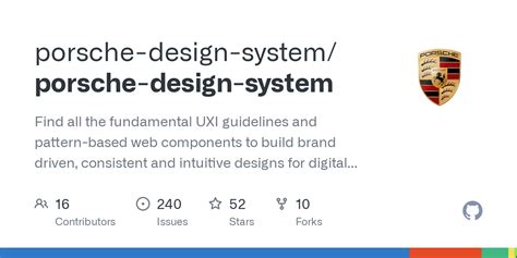 Issues Porsche Design System Porsche Design System GitHub
