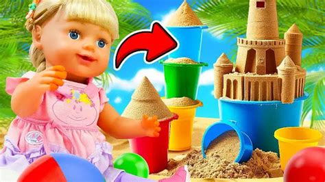 سرگرمی دخترانه با داستان بچه به ساحل می روند