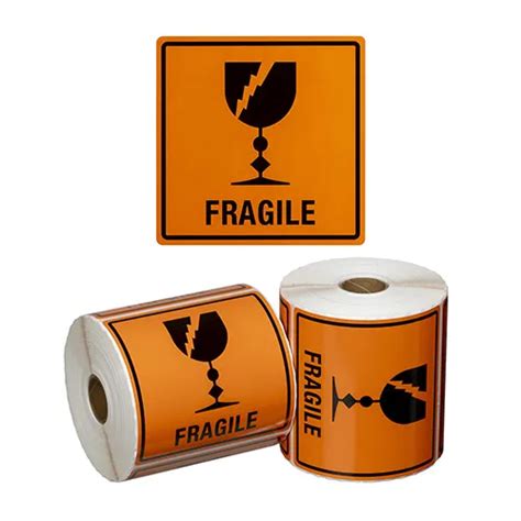 High Visibility Fragile Shipping Labels For Safe Handling