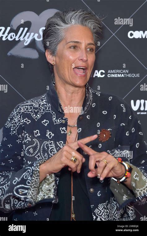 Alexandra Hedison Bei Der Eröffnung Vom 20 Hollyshorts Film Festival 2024 Im Tcl Chinese