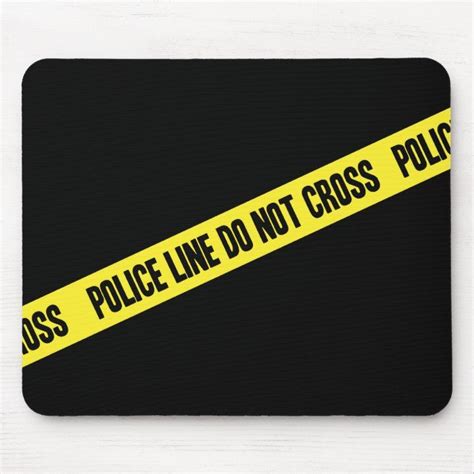 police line do not cross mouse pad zazzle police mouse pad coffee