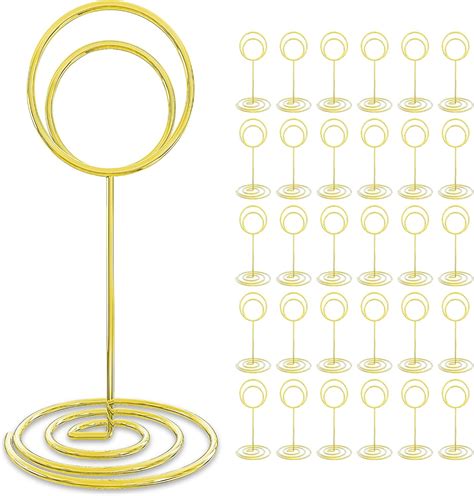 30 Pack 335 Inches Table Number Holders Place Card Holders