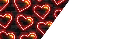 벽 배경에 덮여 템플릿 장식 및 레이아웃에 대한 빨간색 마음 배너와 해피 발렌타인 데이의 벡터 현실적인 고립 된 네온 기호 0명에 대한 스톡 벡터 아트 및 기타 이미지