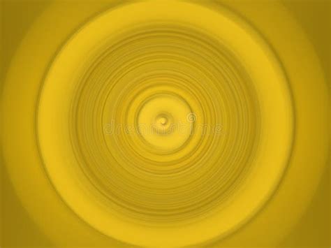 A Hypnotic Abstract Yellow Swirl With Circular Motion Creating A