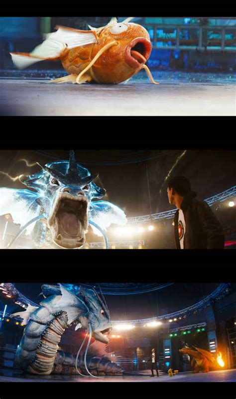 Detective Pikachu Magikarp Gyarados By Mdwyer5 On Deviantart