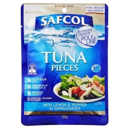 Buy ON THE GO TUNA WITH LEMON PEPPER POUCH GM Online Australia MFD Food