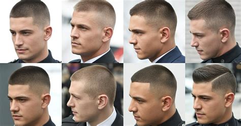 Mens Police Haircuts Clean Sharp And Professional Styles Barber Model