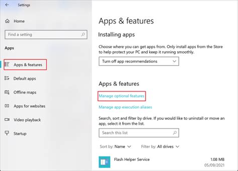 Uninstall Or Disable Windows Media Player In Windows 10