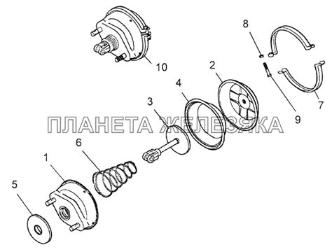 661-3519310-20 Камера тормозная тип 30 КамАЗ-6520 (Euro-2, 3)