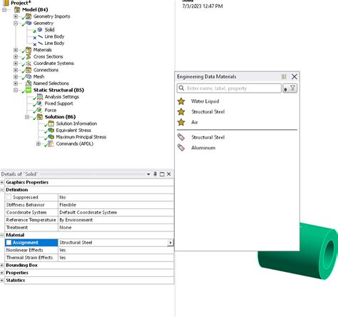 Assigning Material Properties In Ansys Two Ways Fea Tips