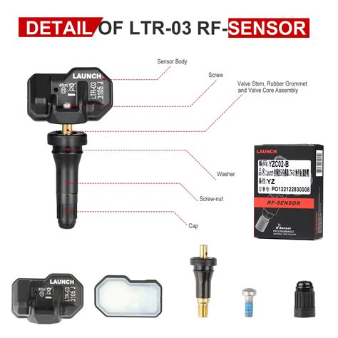 Launch I Tpms Handheld Tpms Service Tool With 4pcs Launch Ltr 03 Rf