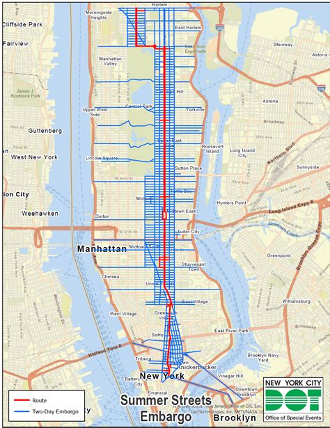 Nyc 2024 Summer Streets Construction Embargo July 25th August 17th