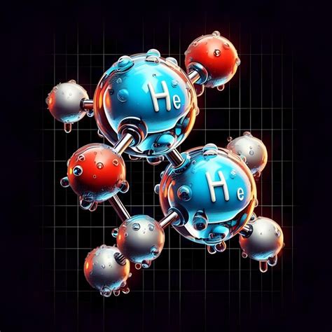 Atoms Coming Together To Form Molecules Premium Ai Generated Image