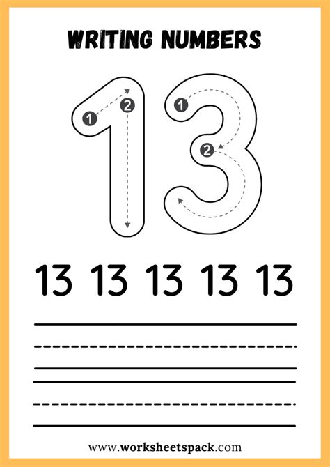 Number 13 Printable Printable Board Games