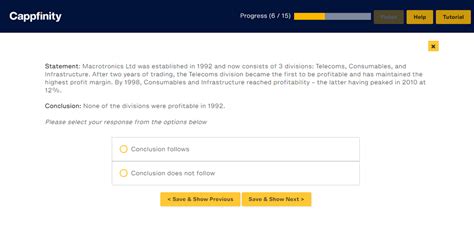 Cappfinity Assessments Guidelines And Practice Examples Mconsultingprep