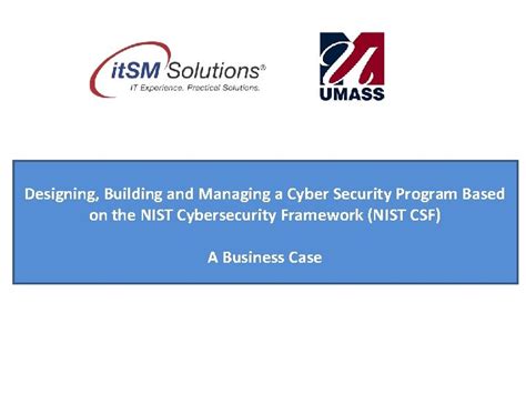 Designing Building And Managing A Cyber Security Program