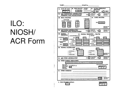 Ppt An Introduction To The Ilo Radiological Classification Of The