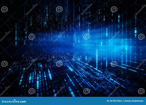 Dynamic Digital Data Stream Abstract Computer Background Stock Image Image Of Internet