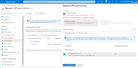 Registering Dynamics 365 Online Web Api With Azure Application Rey Dynamics Crm Blog