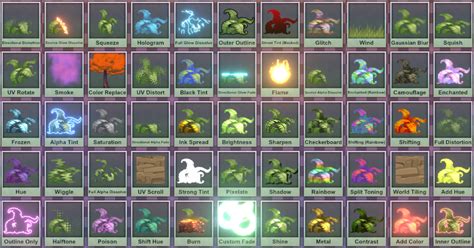 sprite shaders ultimate vfx shaders unity asset store