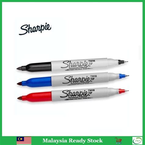 Sharpie Twin Tip Permanent Marker Pen Twin Head Lazada
