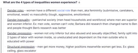 Gender Oppression Vs Structural Oppression R Mcat