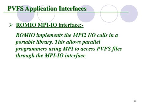 ppt a look at pvfs a parallel file system for linux powerpoint