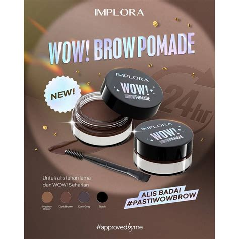 Jual AS Implora Wow Brow Pomade Alis EyeBrow BPOM Shopee Indonesia