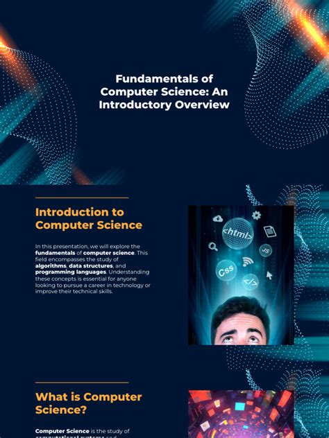 Slidesgo Fundamentals Of Computer Science An Introductory Overview
