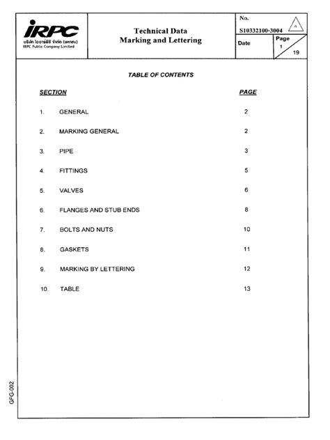 S10332100 3004 Technical Data Marking And Lettering Pdf