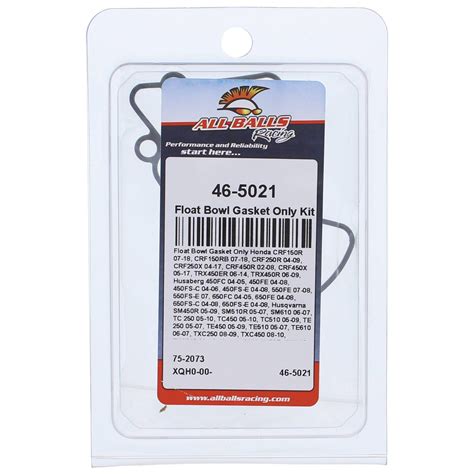 All Balls 46 5021 Float Bowl Gasket For Sale Online Ebay