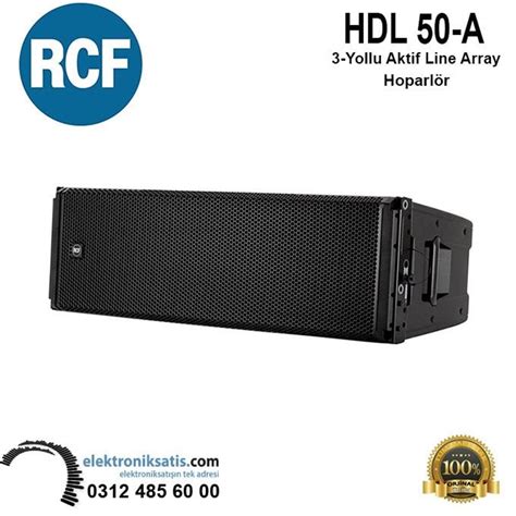 Rcf Hdl 50 A 3 Yollu Aktif Line Array Hoparlör