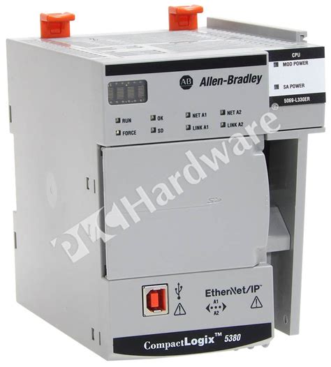Plc Hardware Allen Bradley 5069 L330er Compactlogix 5380 Controller 3 Mb