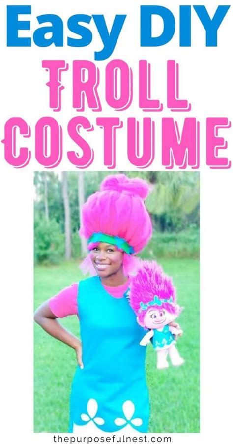 Diy Princess Poppy Trolls Costume The Purposeful Nest