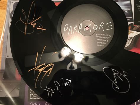 Aint It Fun Paramore 12” Rsd Signed Vinyl