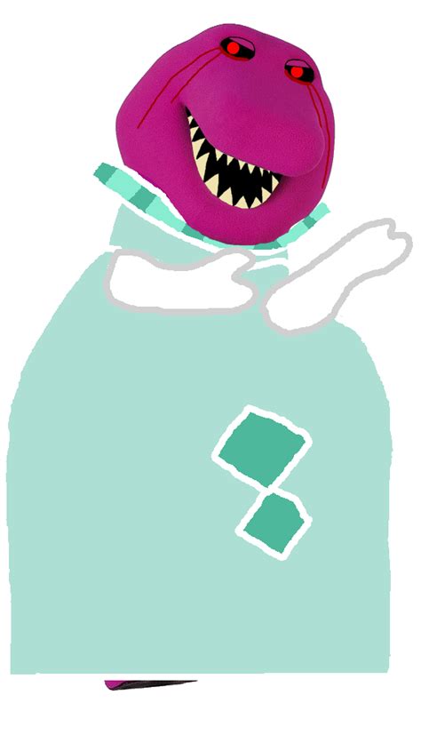 Diamond Gown Evil Barney Exe By Flowey2010 On Deviantart