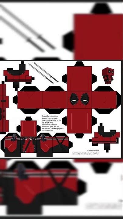 Cubeecraft Papercraft De Videojuegos Anime Superheroes Y