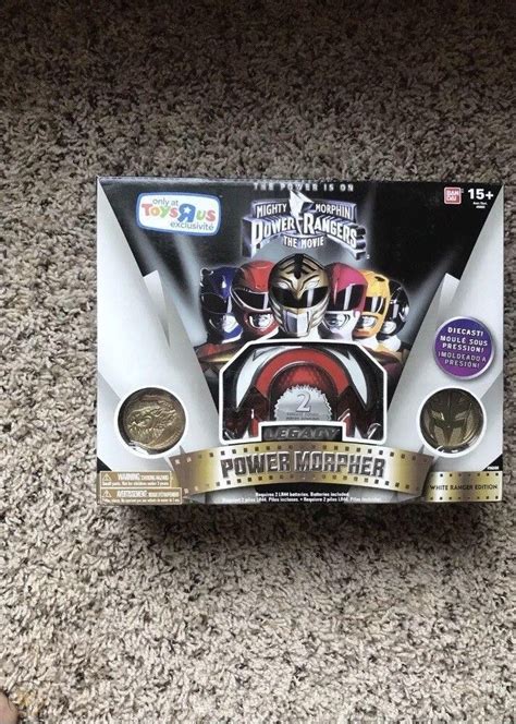 Mighty Morphin Power Rangers Morpher Exclusive Legacy Movie White