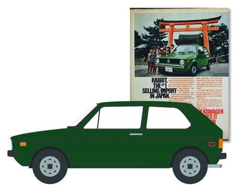 駿河屋 164 1977 Volkswagen Rabbit Rabbit The 1 Selling Import In