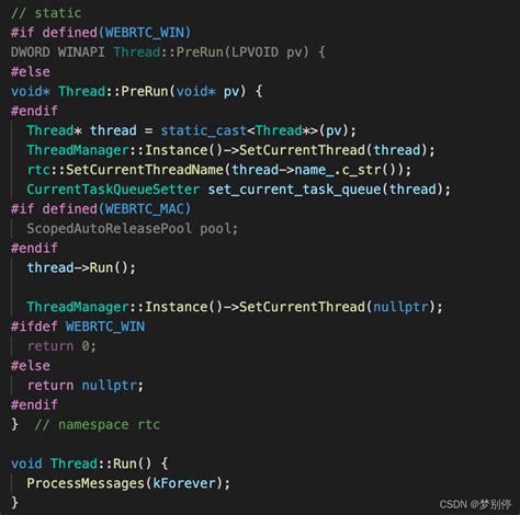 Webrtc线程介绍webrtc Socketserver Csdn博客