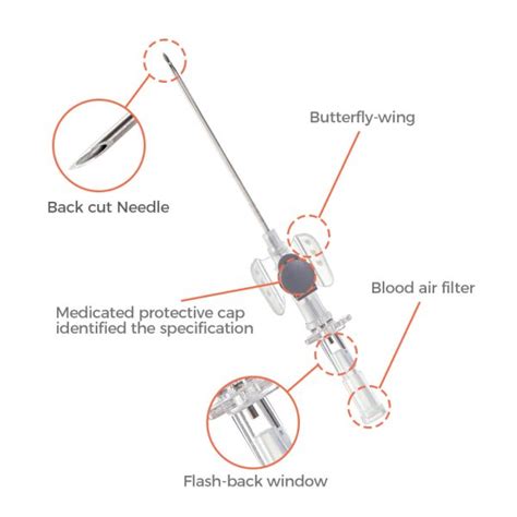 Disposable Iv Catheter Butterfly Intravenous Catheter Peripheral