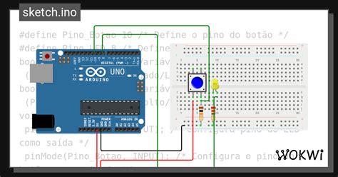 Aula Do Botão Wokwi Esp32 Stm32 Arduino Simulator