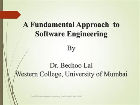 Fundamental Of Software Engineering Pdf Engineering Ppt Software Engineering Pdf