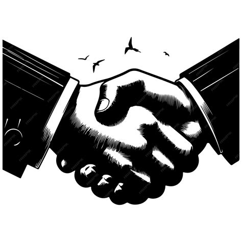 Premium Vector Versatile Handshake Silhouettes A Complete Vector Art